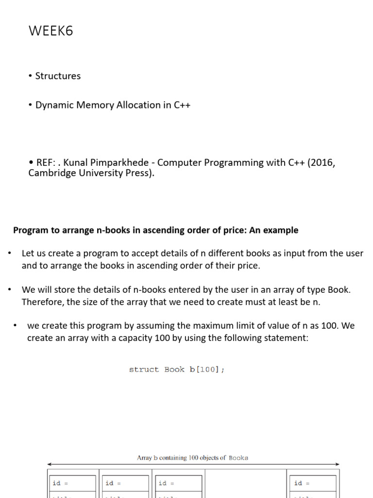 Week 6 Pdf Pointer Computer Programming Variable Computer Science