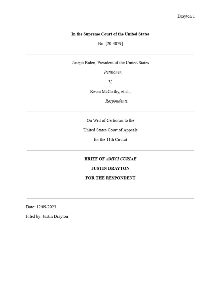 Con Law 1 Final Paper | PDF | Standing (Law) | War Powers Resolution