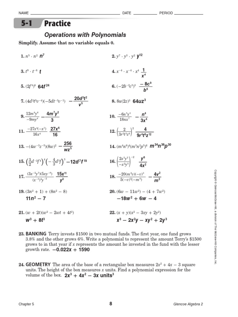 Section 5.1 Practice Answers | PDF | Numerical Analysis | Mathematics