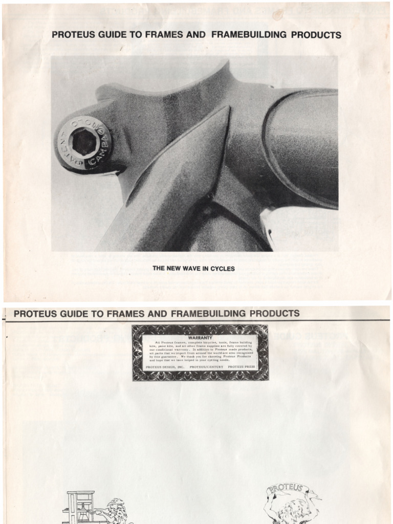 Proteus Guide To Frames and Framebuilding Products | PDF