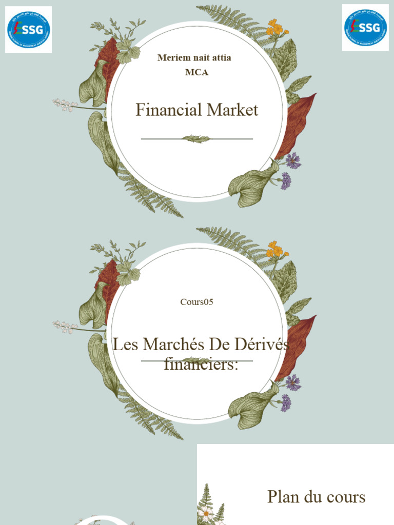 Cours 5 | PDF | Option (Finance) | Produit dérivé financier