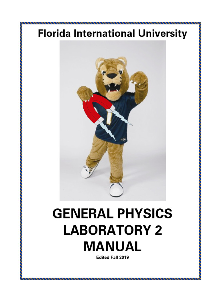 LabManual - PHY2049L.pdf (1) 2 | PDF | Electric Charge | Capacitor