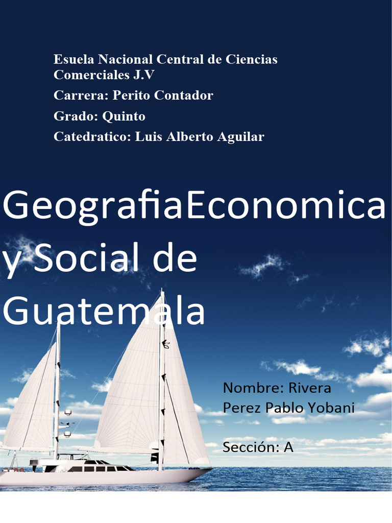 Geografía y Ciencia en Guatemala | PDF | Ciencias de la Tierra