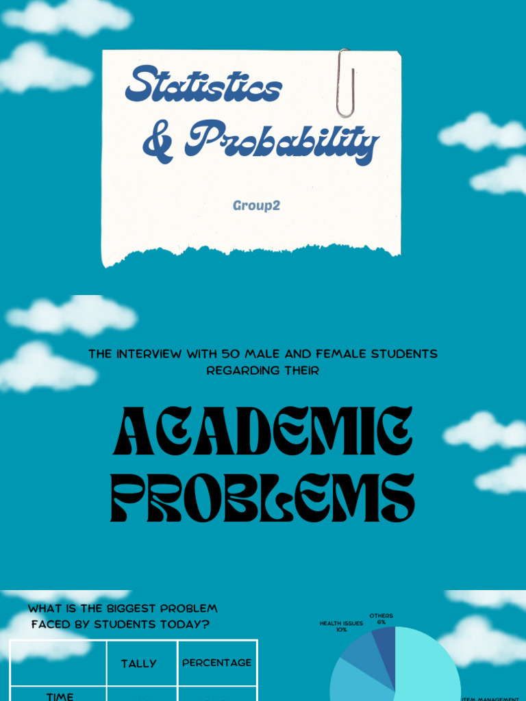 Group 2 - Statistics & Probability | PDF | Mental Health | Behavioural ...