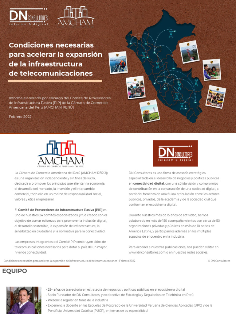 220311-AMCHAM-Perú-Infraestructura-telecom-PRESENTACIÓN DN CONSULTORES ...