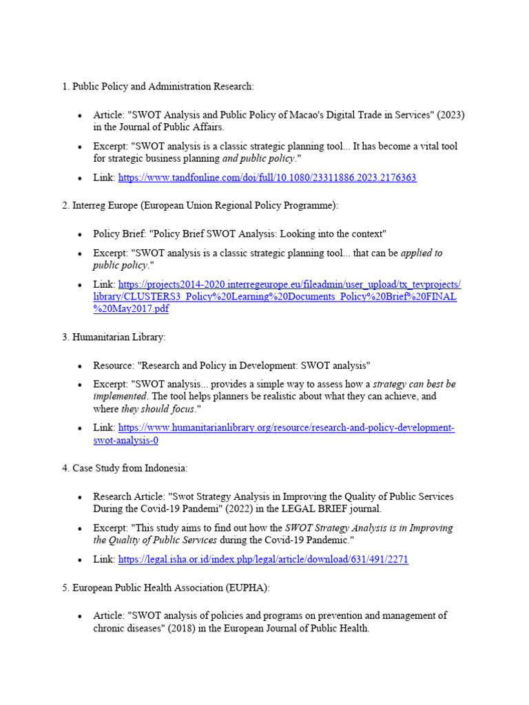 Public Policy." | PDF