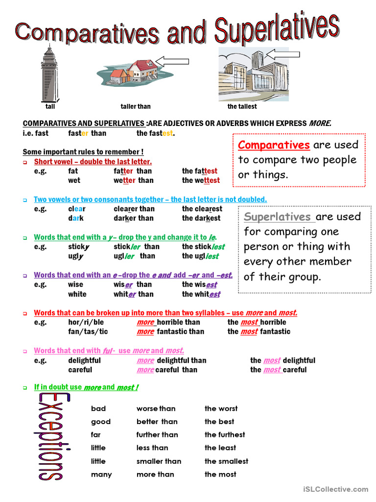 Comparatives and Superlatives | PDF | Phonetics | Language Families