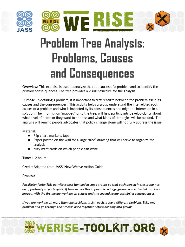 Problem Tree Analysis | Download Free PDF | Trees | Psychology