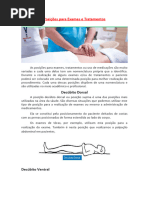 Tipos de Decúbitos e Posições em Enfermagem | PDF | Especialidades médicas