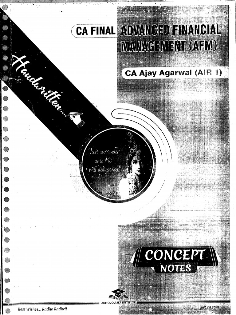 AFM Atul Concept Book Scanned | PDF