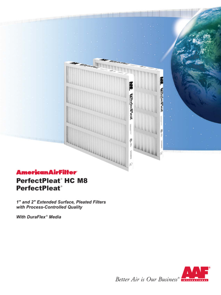 PerfectPleat-HC (PLIZADO M7 Y M8) | PDF | Filtration | Materials