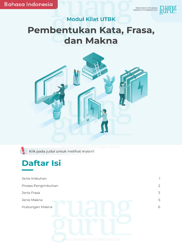 Pembentukan Kata, Frasa, Dan Makna | PDF
