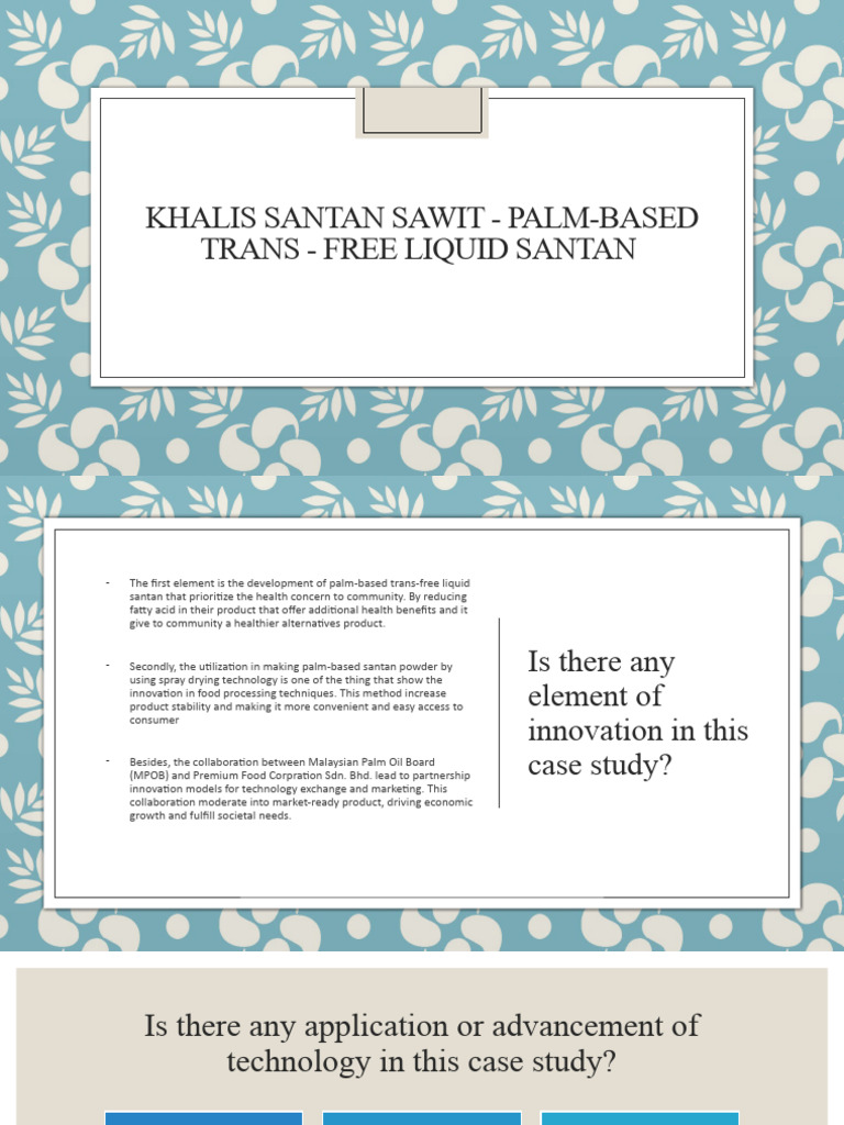 CS - Khalis Santan Sawit | PDF