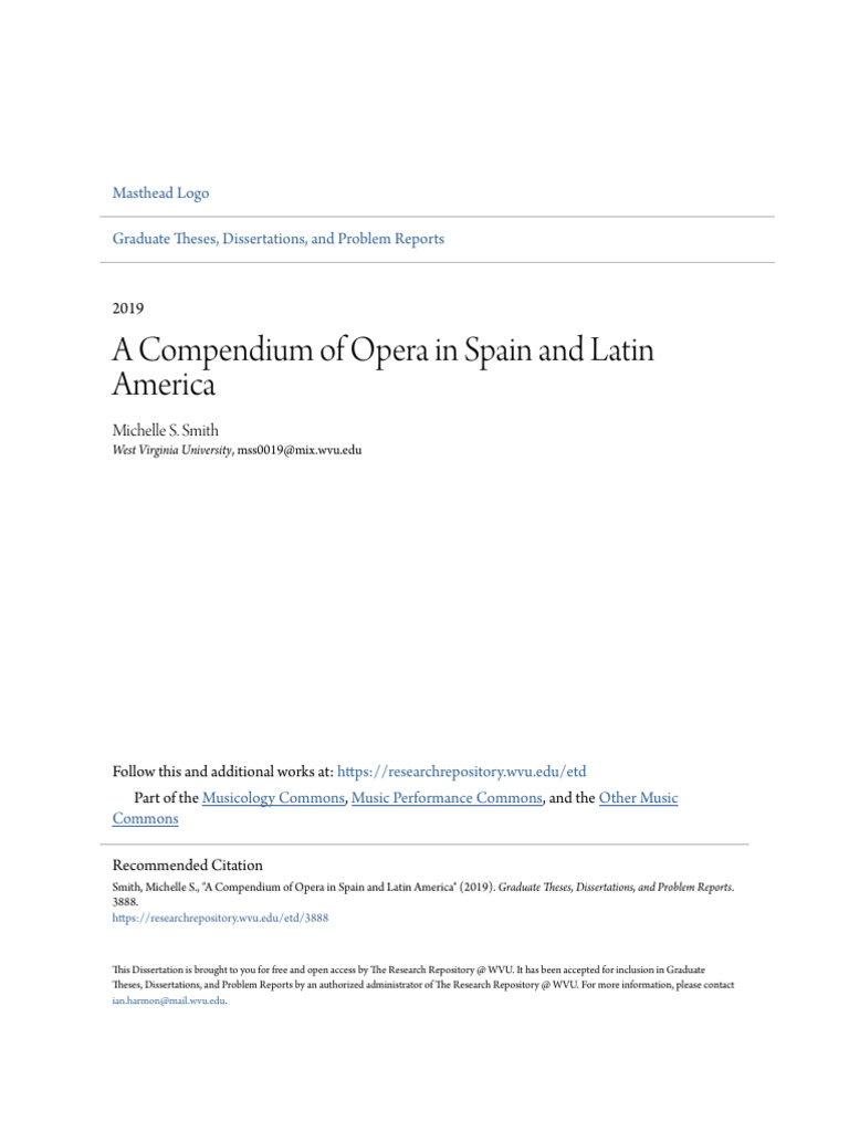A Compendium of Opera in Spain and Latin America | PDF | Opera