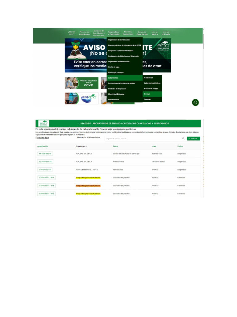 EMA (Certificación) | PDF