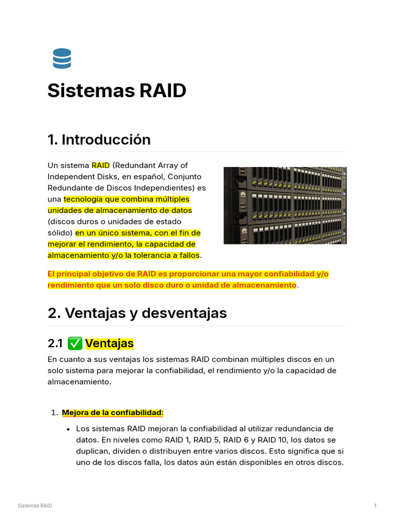Sistemas RAID - 2024-05-03 08-37-04 | PDF | Informática | Ciencias de la Computación