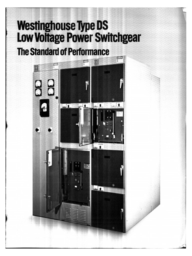 Westinghouse Type Ds Low Voltage Power Switchgear | PDF