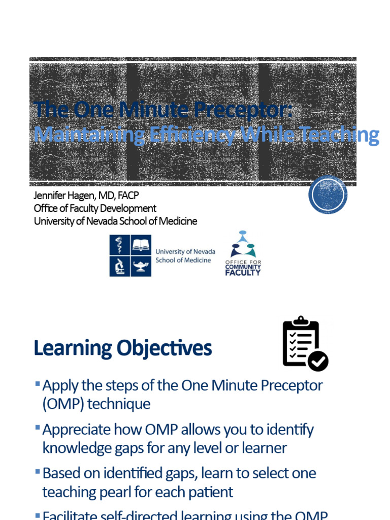 OMP Maintaining Efficiency | PDF | Learning | Medical Diagnosis