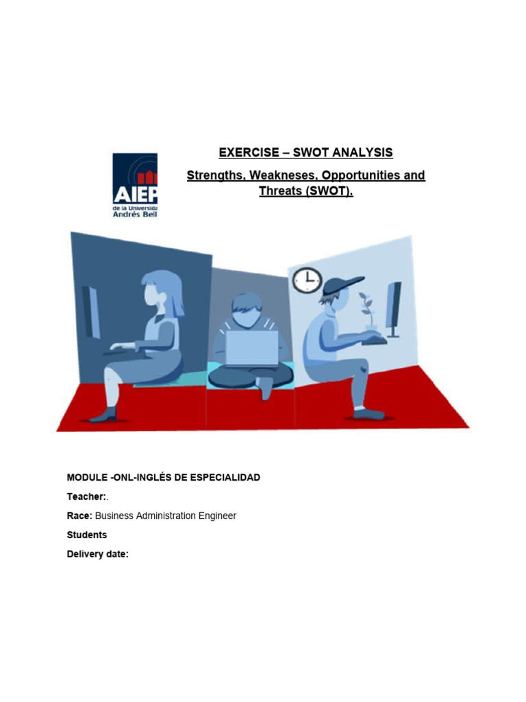 Exercise - Swot Analysis INE004-1576-224031-ONL-INGLÉS DE ESPECIALIDAD ...
