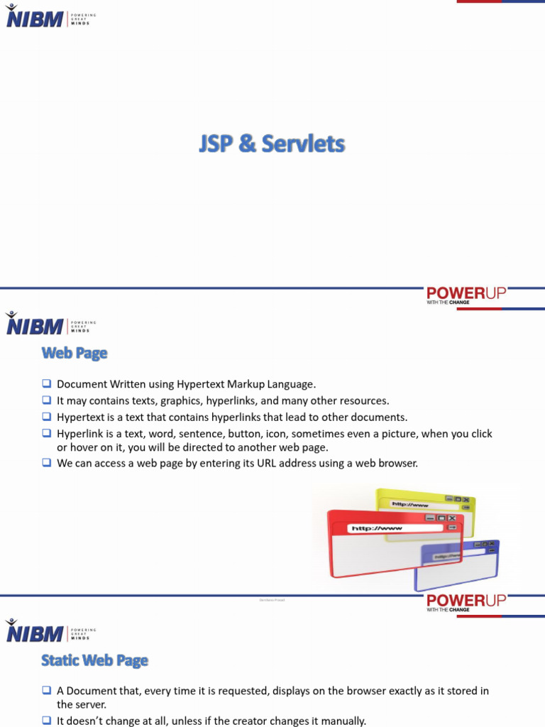 JSPServlet | PDF | World Wide Web | Internet & Web
