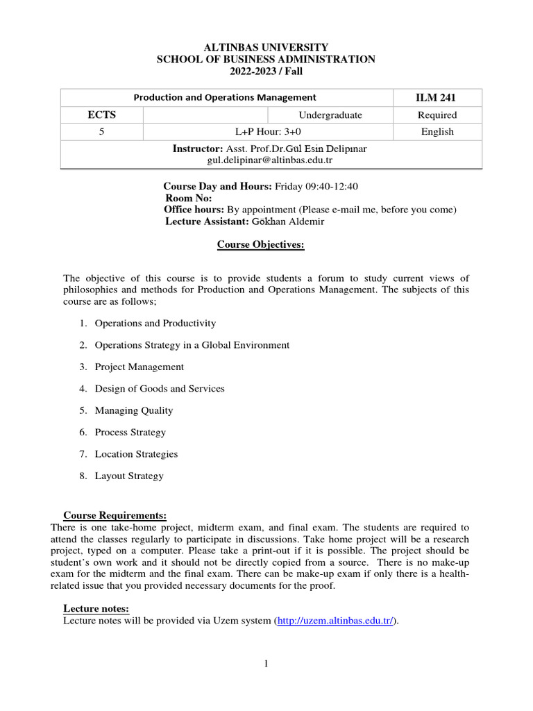 Ilm 241 Syllabus 2022 2023 Pdf 