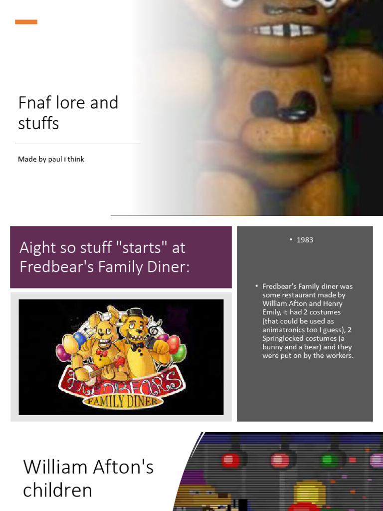 Fnaf Lore | PDF | Ios Software