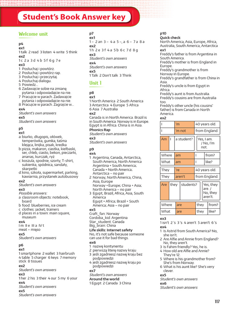 5 Klucz Odp Do Podr I CW | PDF | Lunch | Meal