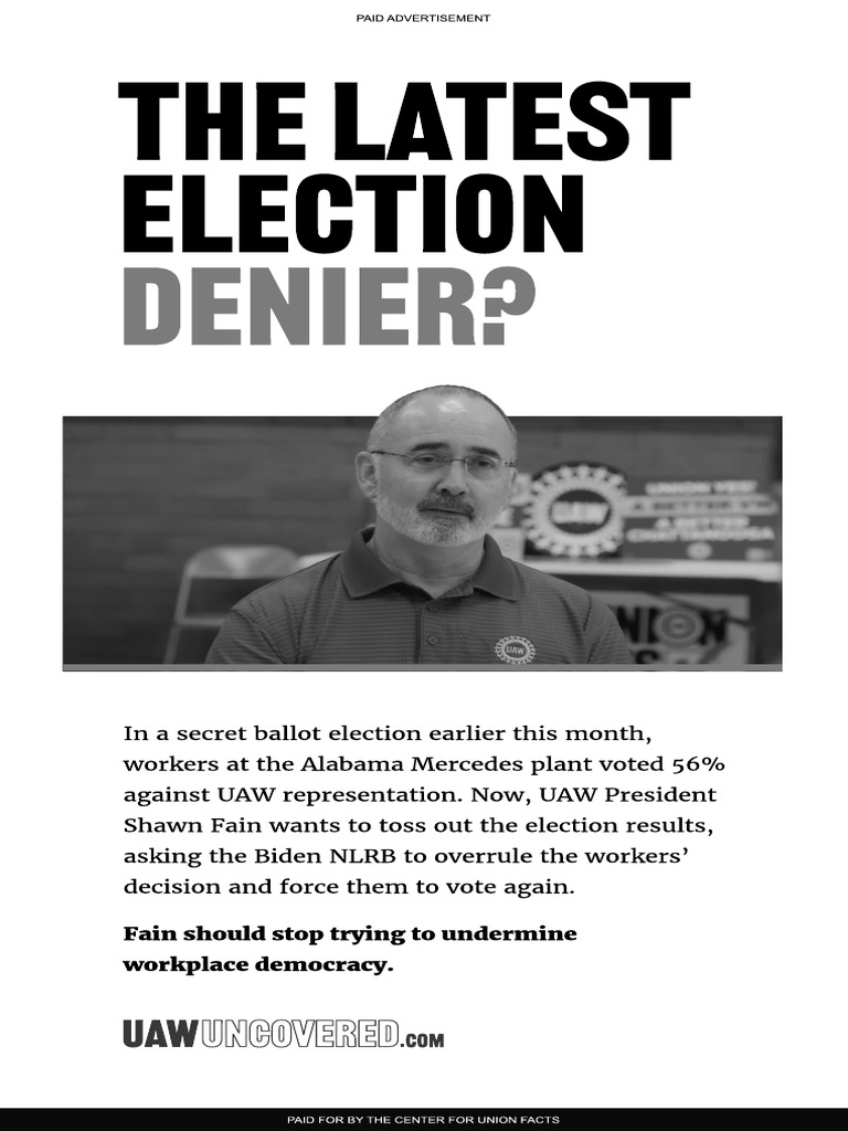 Anti-Uaw Ad | PDF