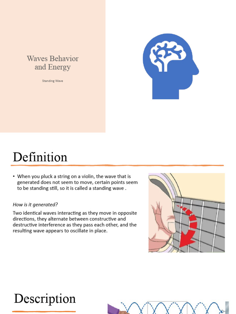 Waves Behavior And Energy Standing Wave And Energy Support Pdf