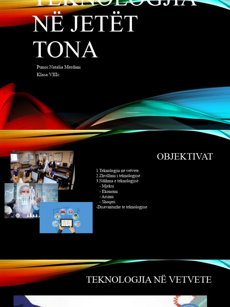 Teknologjia Në Jetët Tona | PDF
