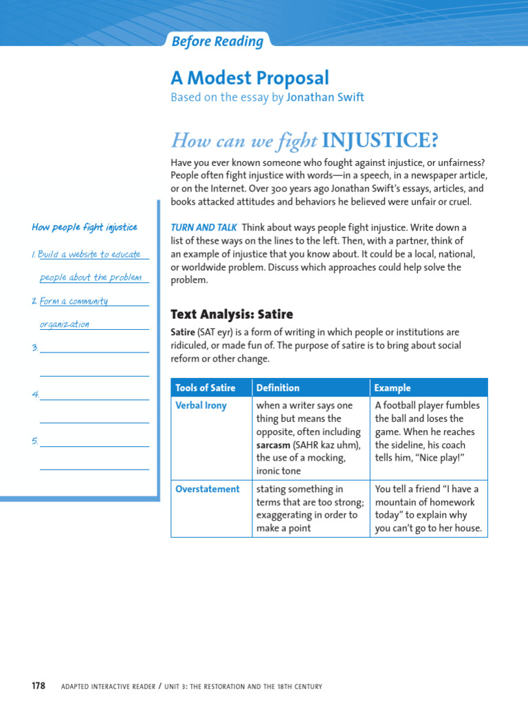 A Modest Proposal SUPPORT | PDF | Landlord