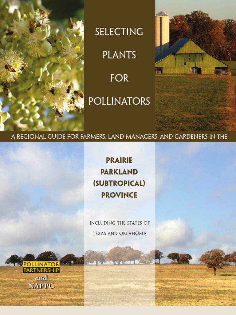 Selecting Plants For Pollinators: Prairie Parkland (Subtropical ...