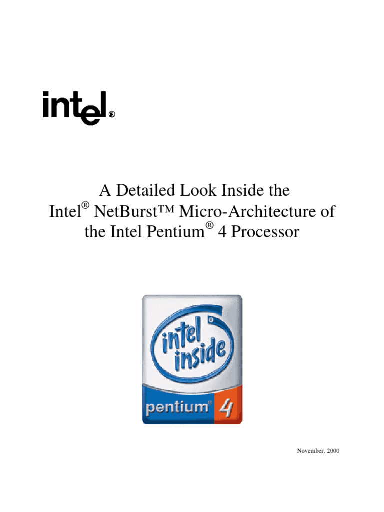 Netburstdetail | Download Free PDF | Cpu Cache | Central Processing Unit