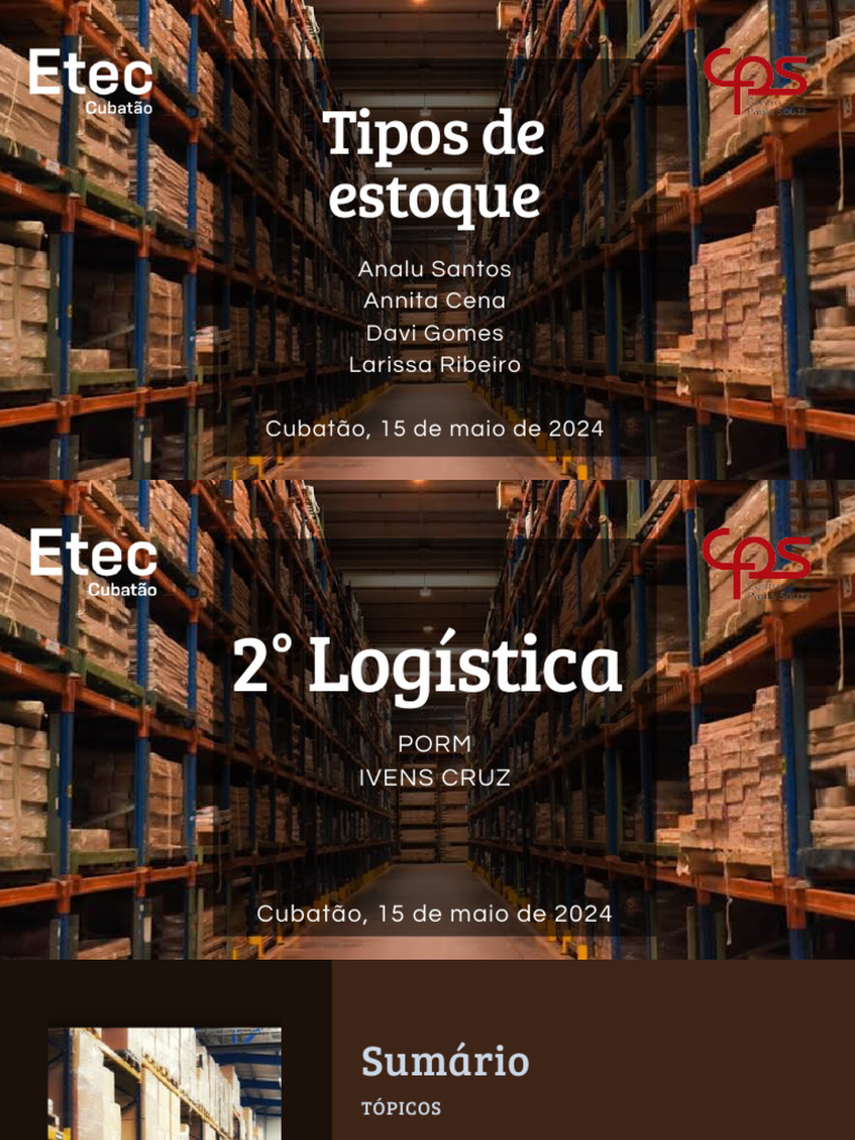 Tipos de Estoques - 20240515 - 074043 - 0000 | PDF | Business | Economias