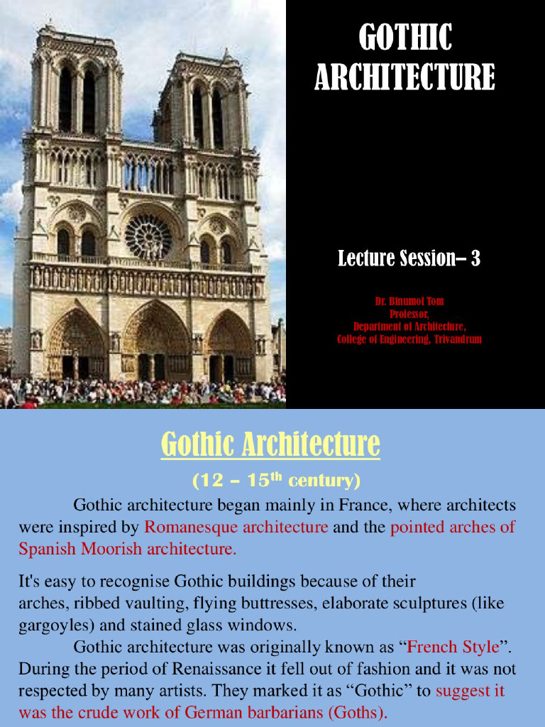 Gothic-Architecture | PDF
