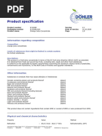 Seven Oceans Emergency Food Ration 500 G Data Sheet: Country Approval ...