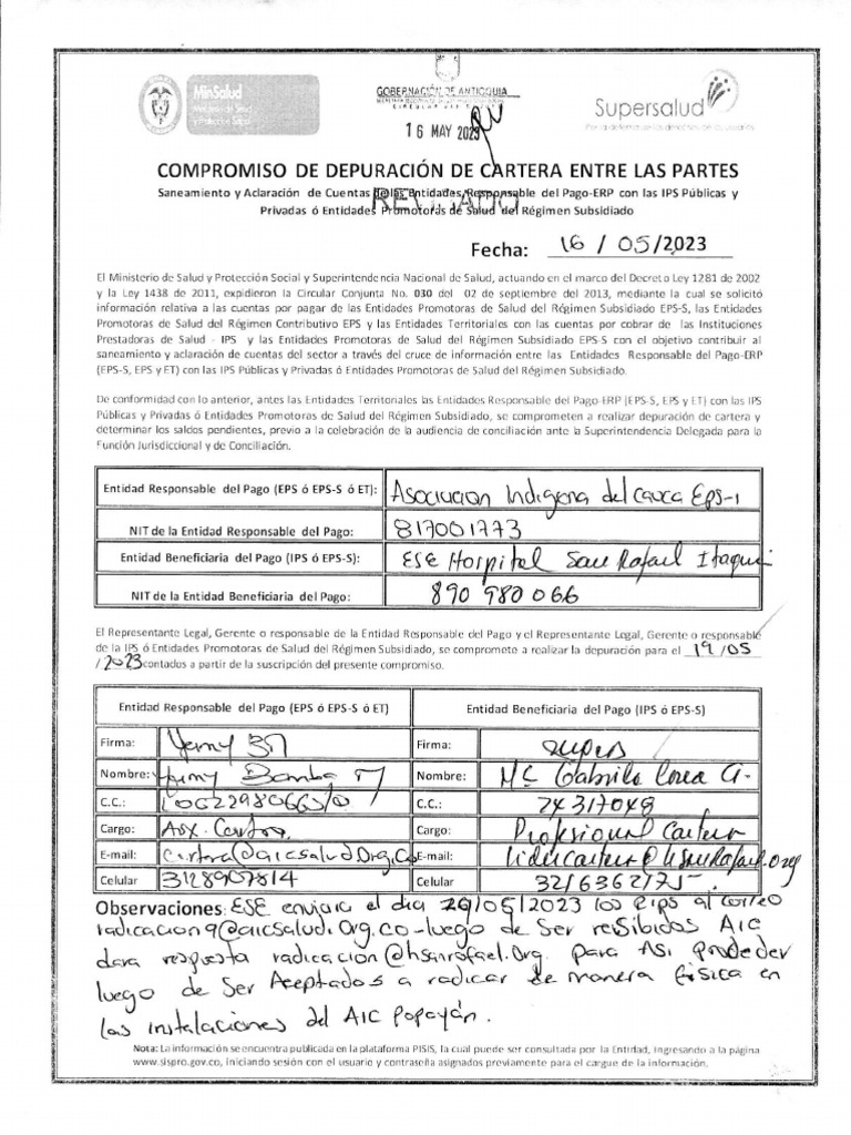 Compromiso Circular 530 - 0001 | PDF