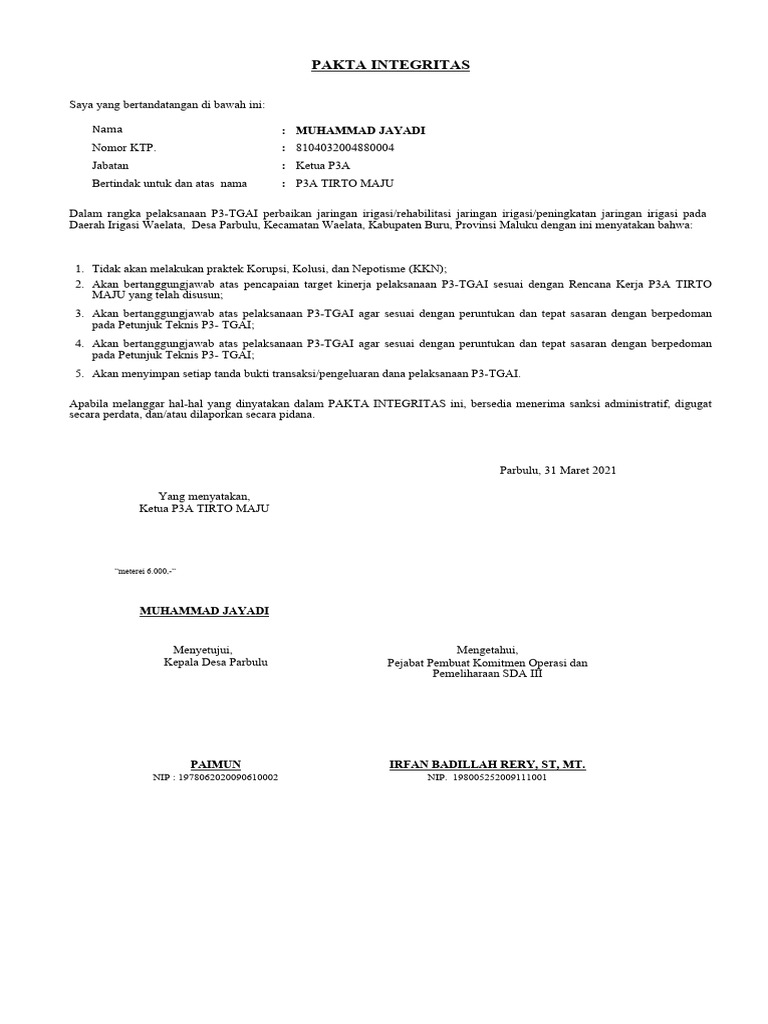 PKS Tirto Maju.. | PDF | Pengelolaan Keuangan & Uang