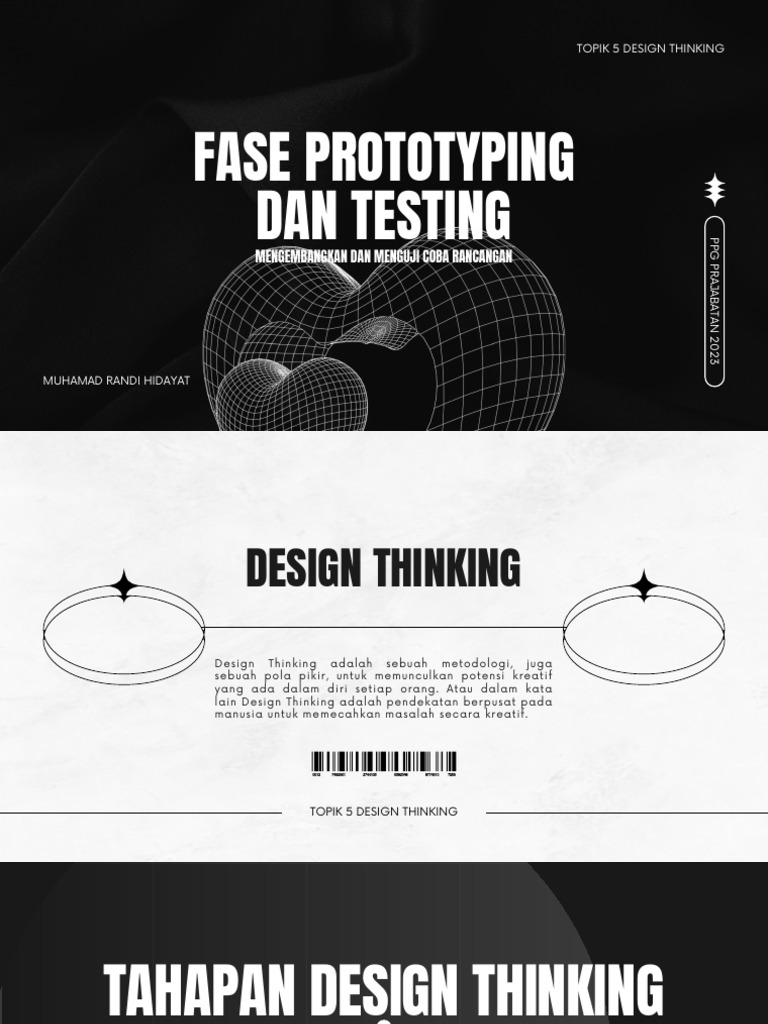 Presentasi Design Thinking Topik 5 Kel. 8 | PDF | Komputer