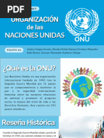 Reseña Historica Onu | PDF | Naciones Unidas | Relaciones internacionales
