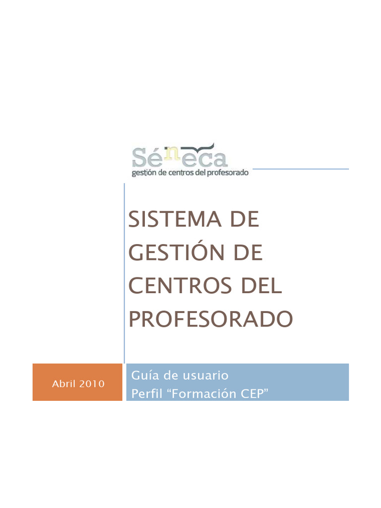 Manual de Usuario: Formación CEP | PDF | Usuario (informática) | Contraseña