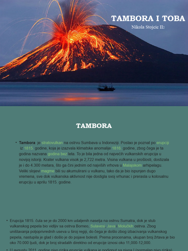 Tambora I Toba | PDF