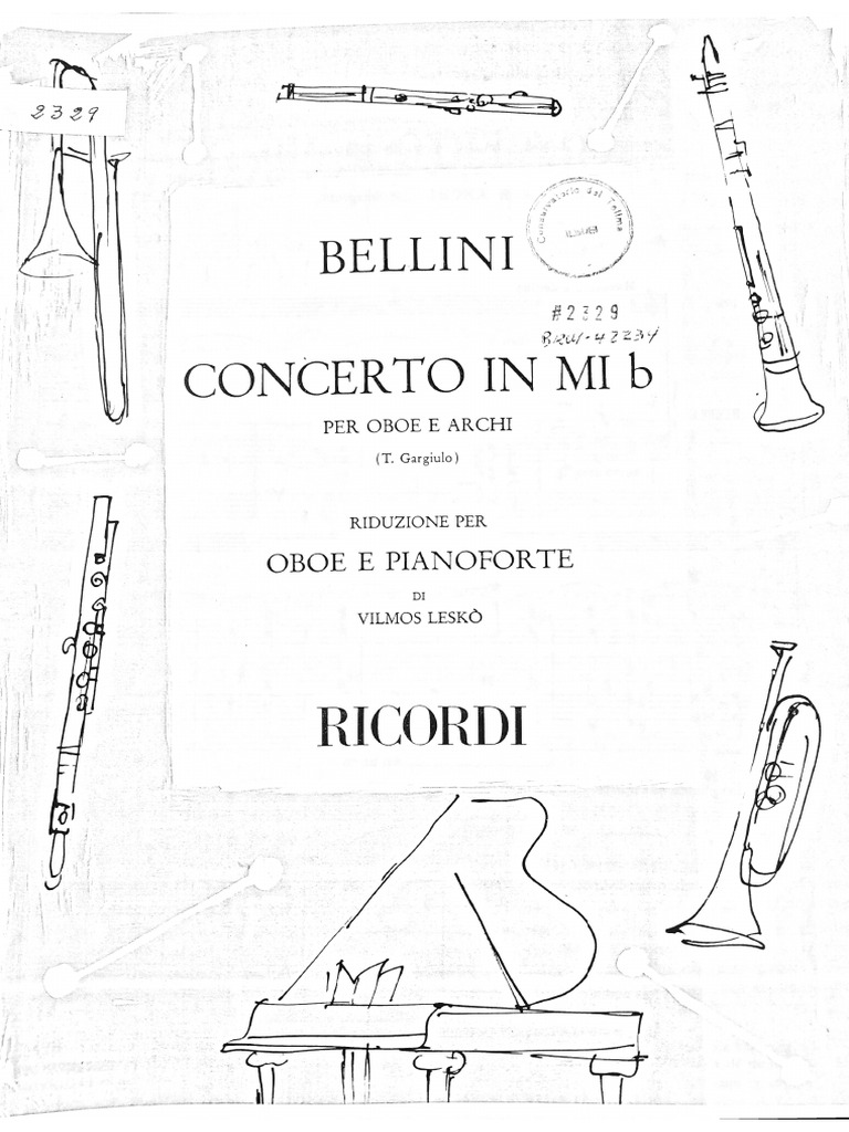Bellini - Oboe Part | PDF