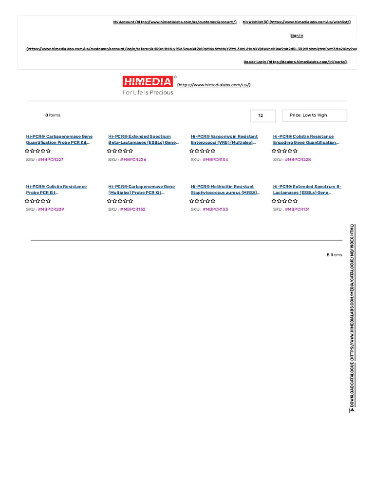 AMR Kits - Probe - PCR and RT-PCR Kits - Molecular Biology | PDF | Beta ...