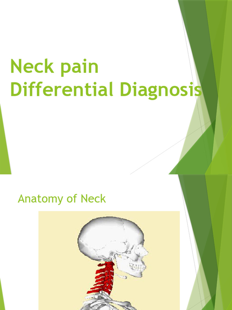 Neck Pain DD | PDF | Neck | Paresthesia