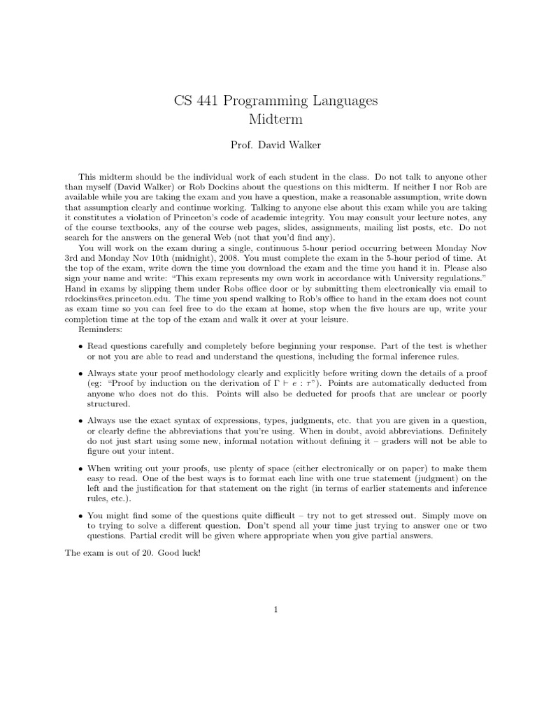 Midterm | Download Free PDF | Boolean Data Type | Mathematical Proof