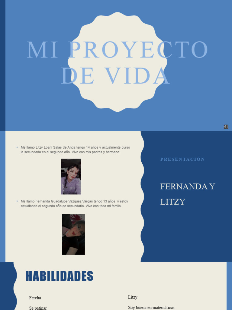 Proyecto de Vida de Litzy y Fercha | PDF