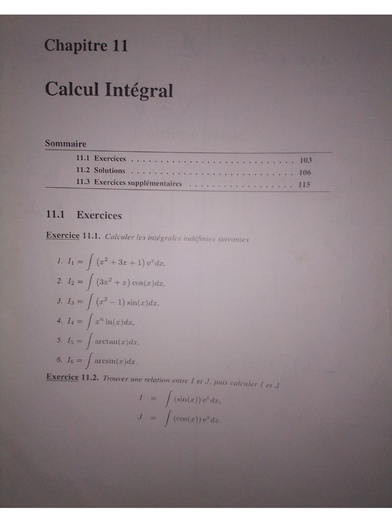 Dynamisme en Intégrales | PDF