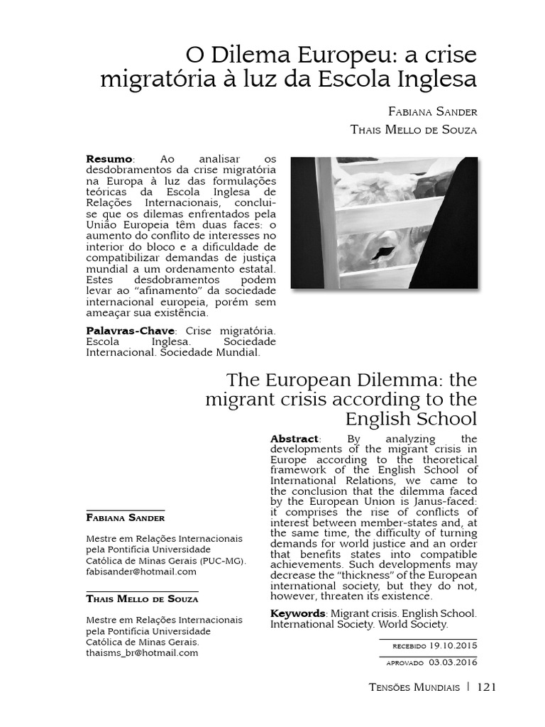 Alana,+5 +o+dilema+europeu +Fabiana+Sander+e+Thais+Mello | PDF ...
