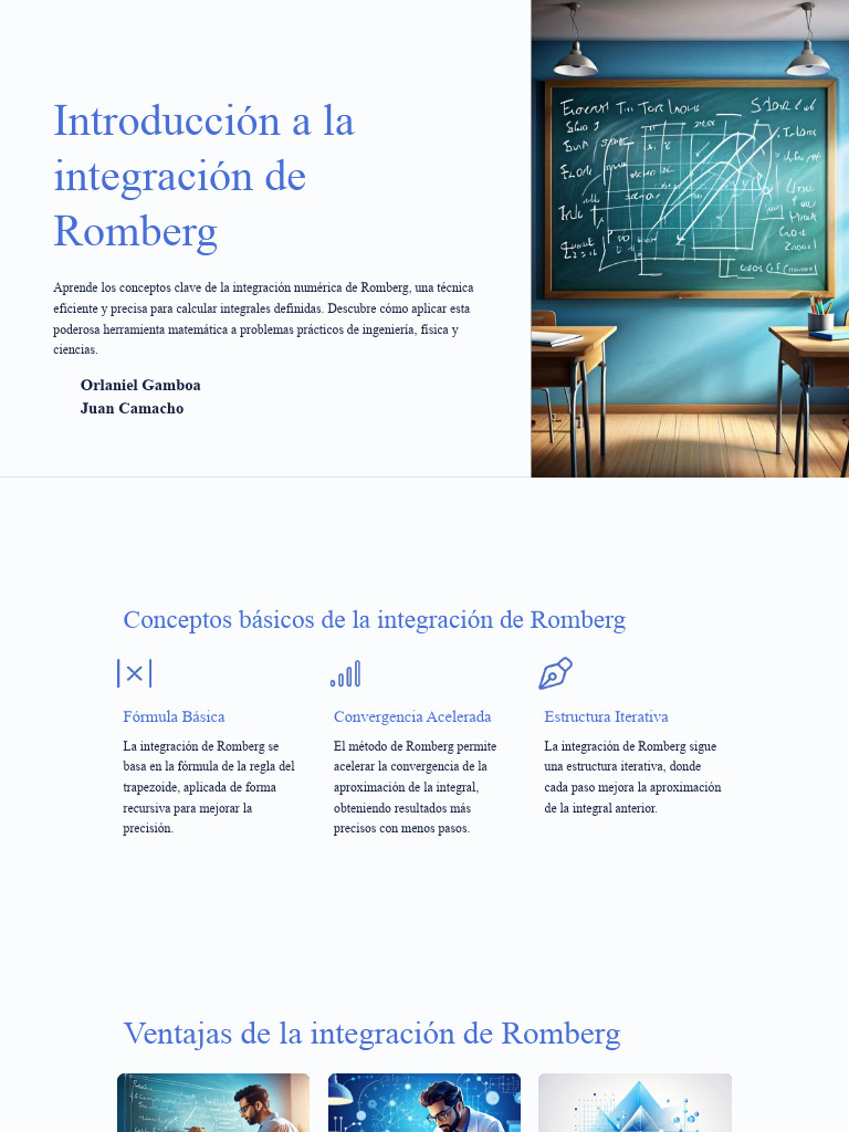 Integración de Romberg 2 | PDF | Integral | Análisis numérico